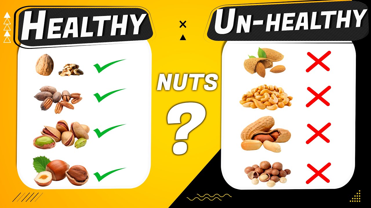 6 Nuts you should eat and 6 you shouldn't ? - YouTube