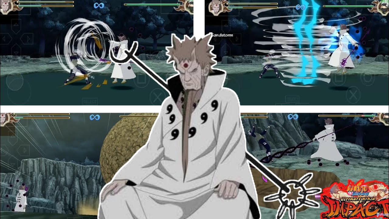 Hagoromo otsutsuki 3D Mod // NARUTO ULTIMATE NINJA IMPACT (PPSSPP ...