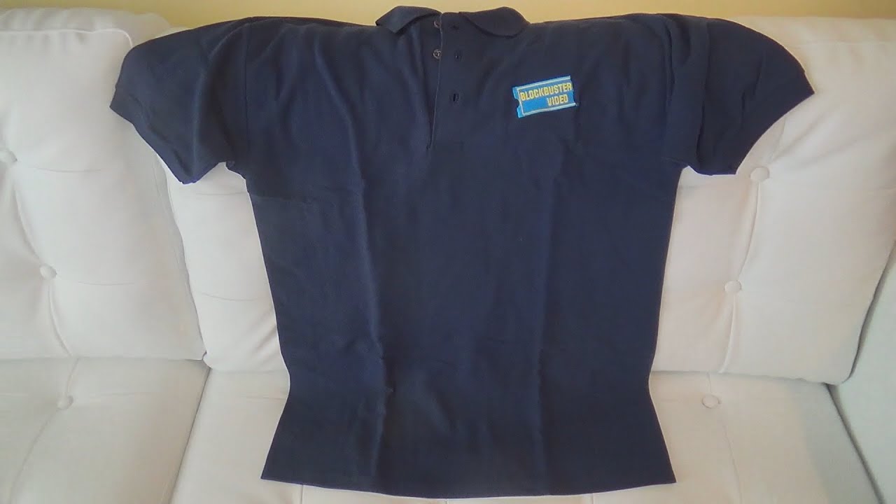 BLOCKBUSTER VIDEO SHIRT BLOCKBUSTER EMPLOYEE HALLOWEEN COSTUME COSTUMES ...