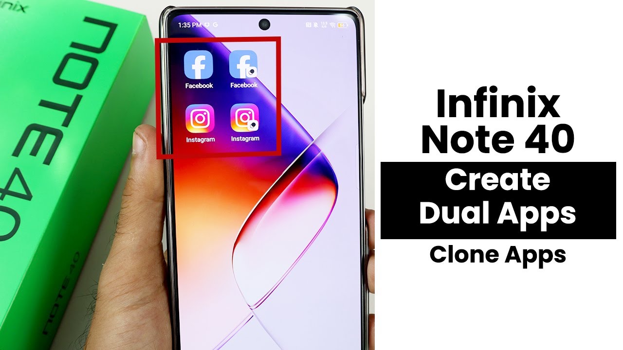 How to Create Dual Apps In Infinix Note 40 | Clone Apps - YouTube