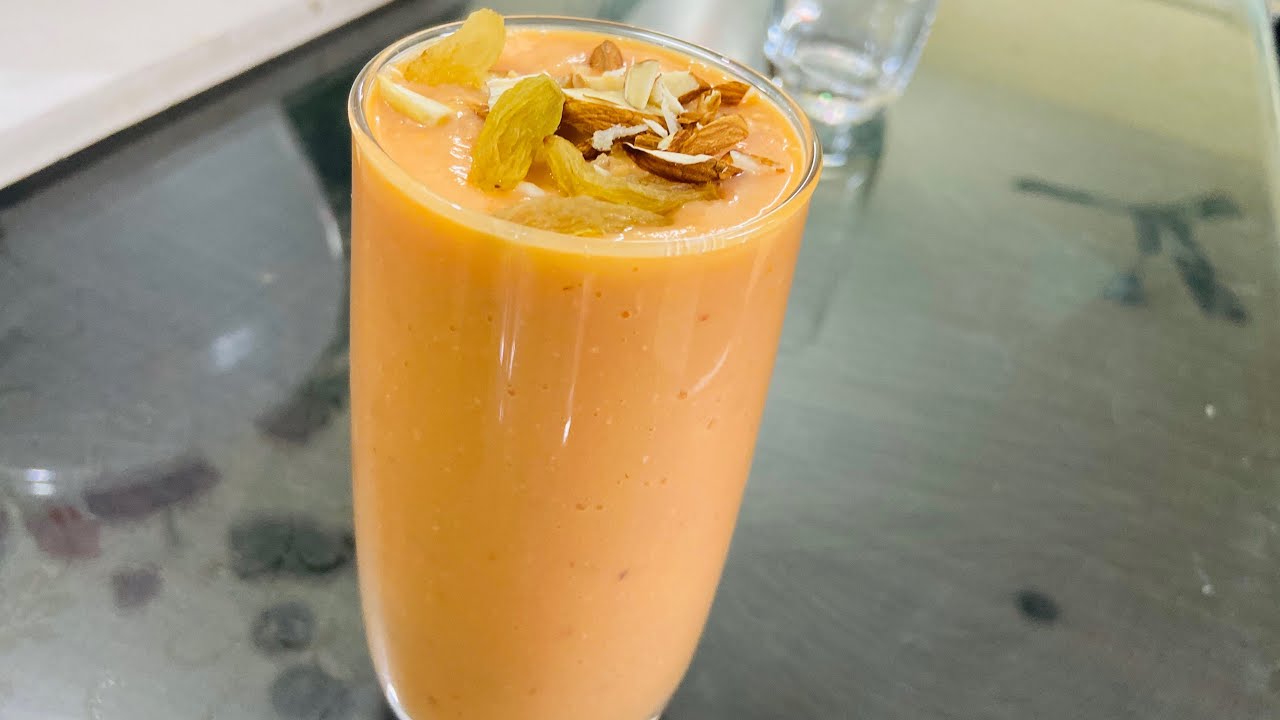 Papaya Smoothie Recipe.Papaya shake - YouTube