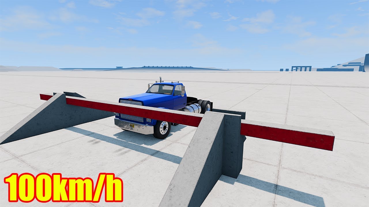 Limbo VS Gravil D-Series (D55 Fifth Wheel Truck) 💥 100 km/h 💥 BeamNG ...