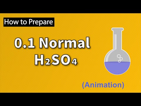 0.1N solution of h2so4 | how to prepare 0.1 normal solution |0.1 N solution of sulfuric acid