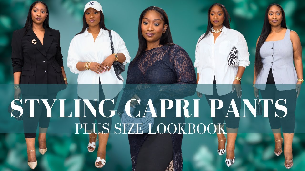 Plus Size Style | How To Style Capris - YouTube
