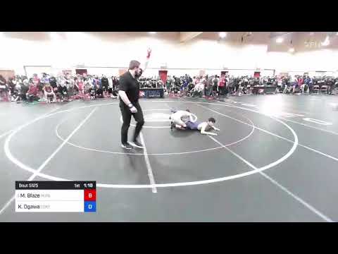 55 Kg Rnd Of 64 - Marcus Blaze, Perrysburg Wrestling Club Vs Kekoa ...