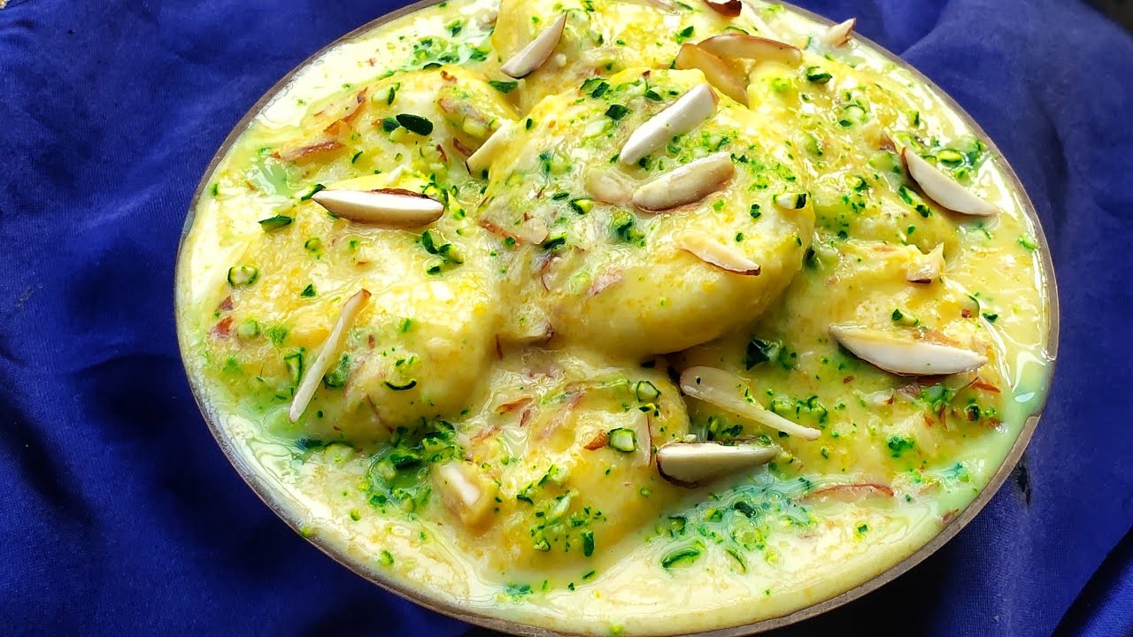 Very Easy and Delicious Mango Rasmalai ️😋😘😍 - YouTube