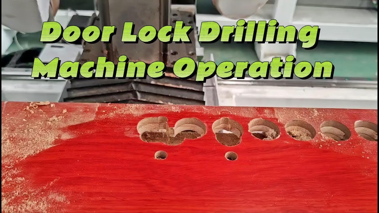 Door Lock Drilling Machine Tutorial - YouTube