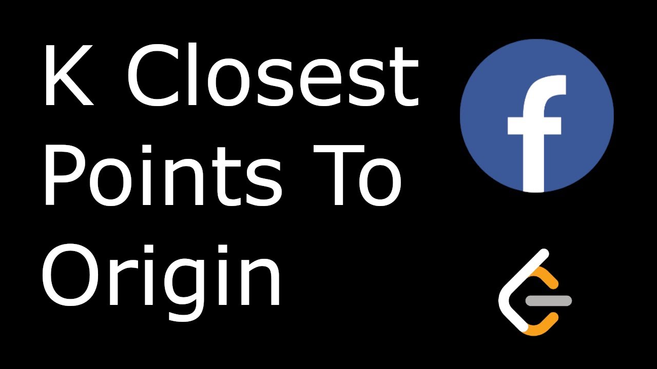 K Closest Points to Origin | LeetCode 973 | Python - YouTube