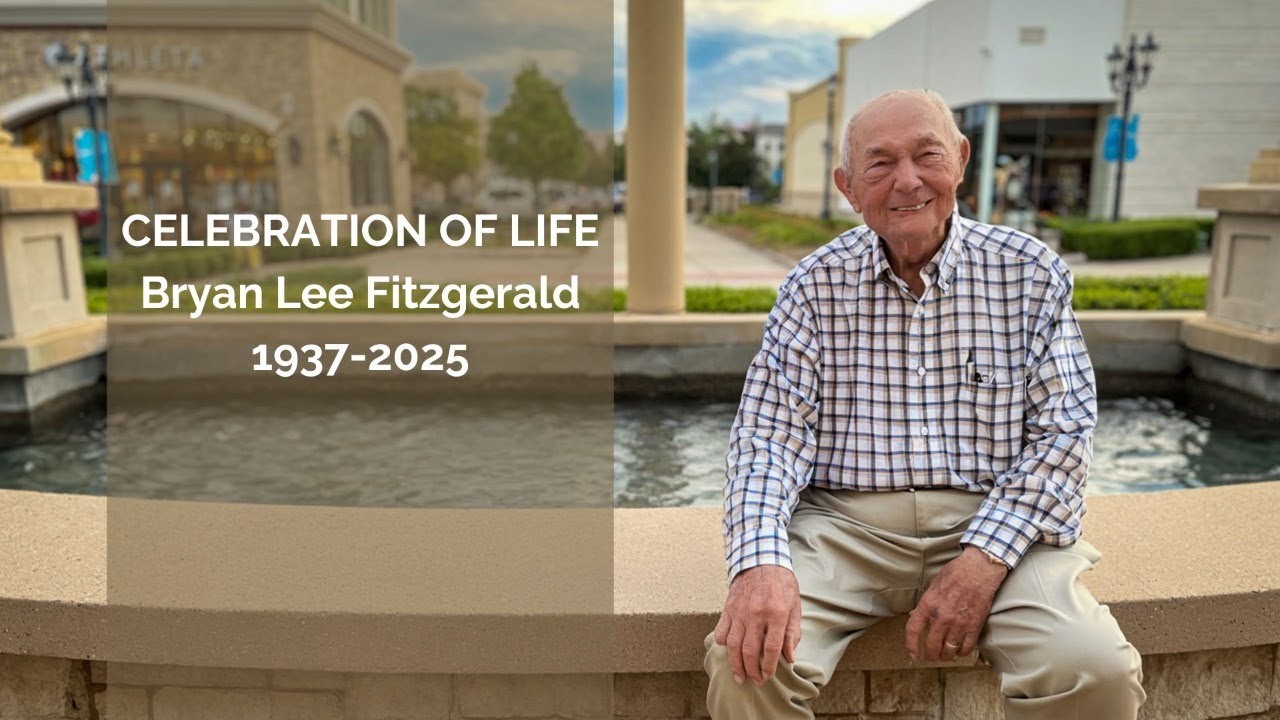 Bryan Fitzgerald Celebration of Life Service September 23, 2025 - YouTube