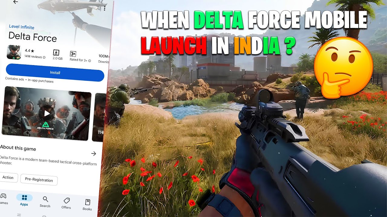 DELTA FORCE MOBILE RELEASE DATE IN INDIA | DELTA FORCE BETA | HOW TO ...