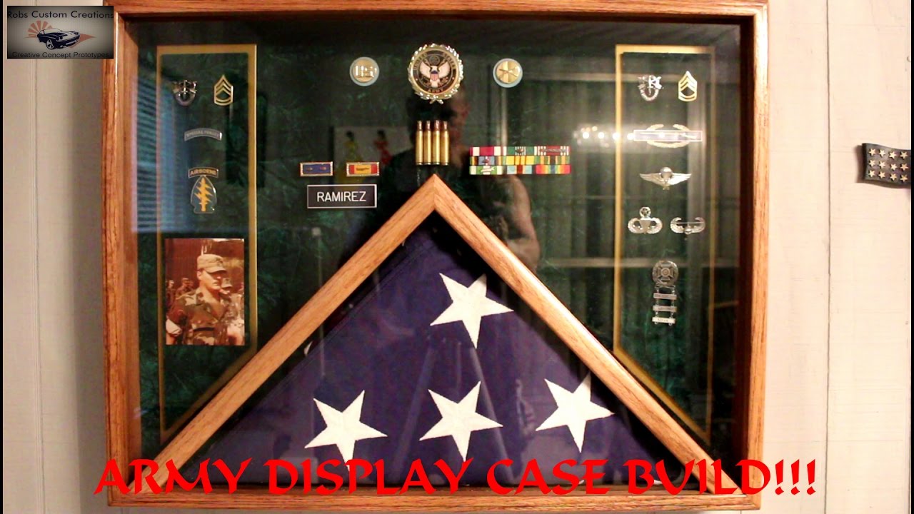 ARMY DISPLAY CASE...A SPECIAL FORCES TRIBUTE - YouTube