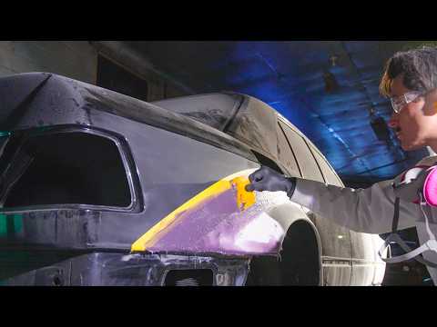 The Magic of Auto Bodywork | Disappearing Widebody Panels on my W124