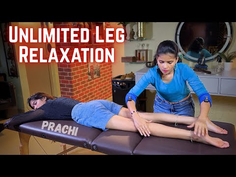Leg Massage ASMR | How to Relieve Ankle Pain | Calf & Foot Massage With New Technique