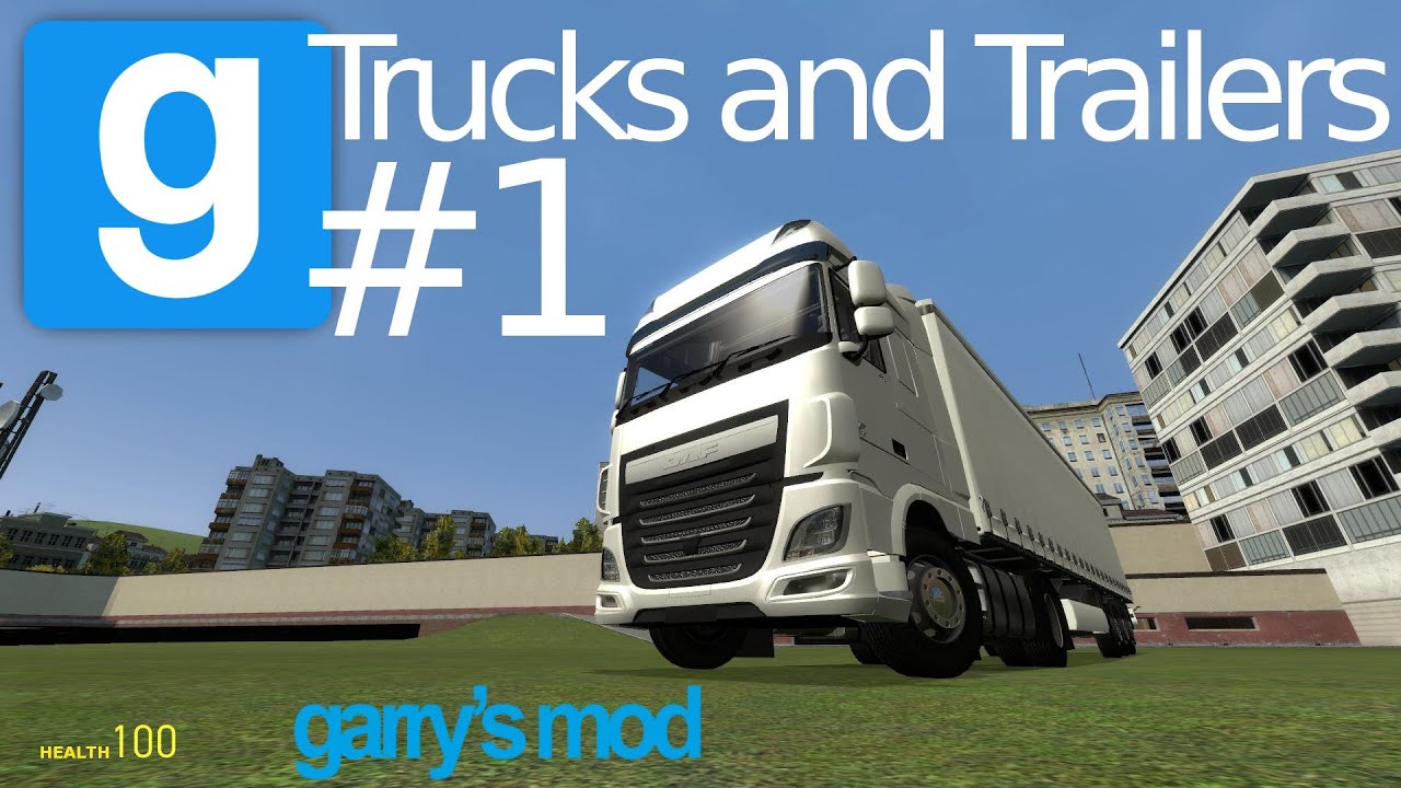 Modyfikacje Garry's Mod #1 - Trucks and Trailers - YouTube