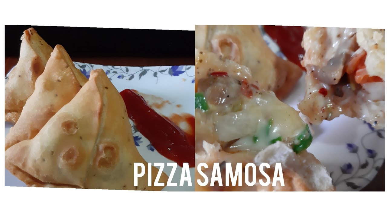 Pizza samosa recipe l cheesy samosa in pizza flavor l fusion food l ...
