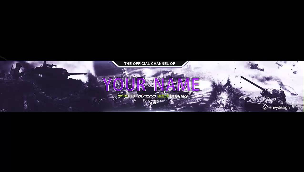 World War II Youtube Banner Template | EnvyDesign | Free Download - YouTube