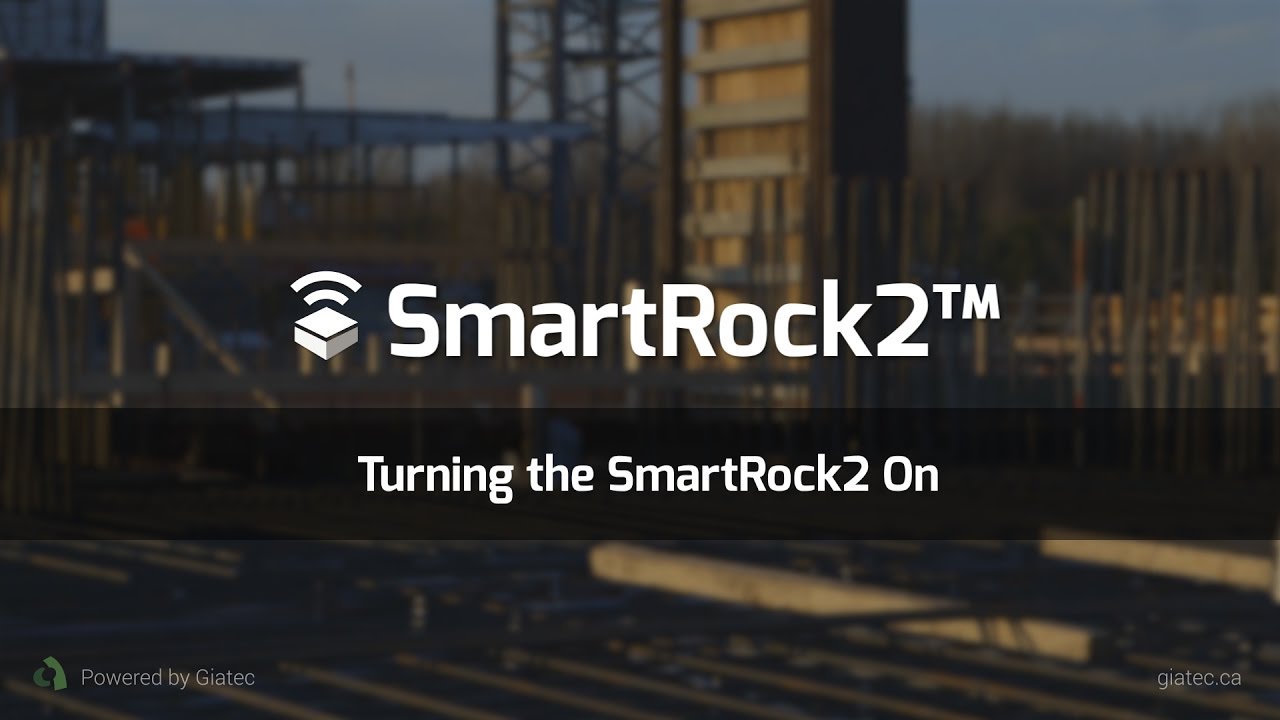SmartRock™ - How To #2 - Turning the SmartRock2 On - YouTube