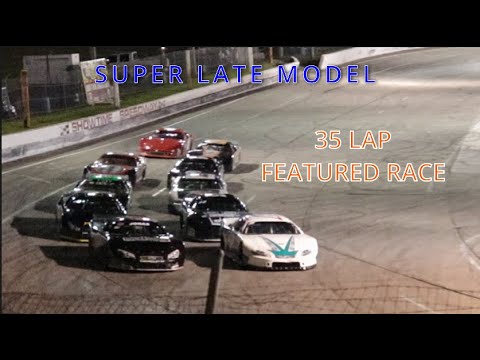 Super late model Featured Race at Showtime Speedway. Saturday Night ...