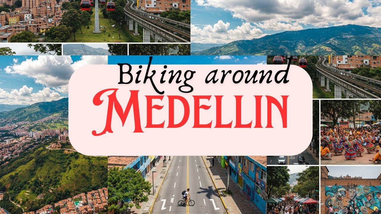 Street Art & City Views: Exploring Medellin by Bike - YouTube