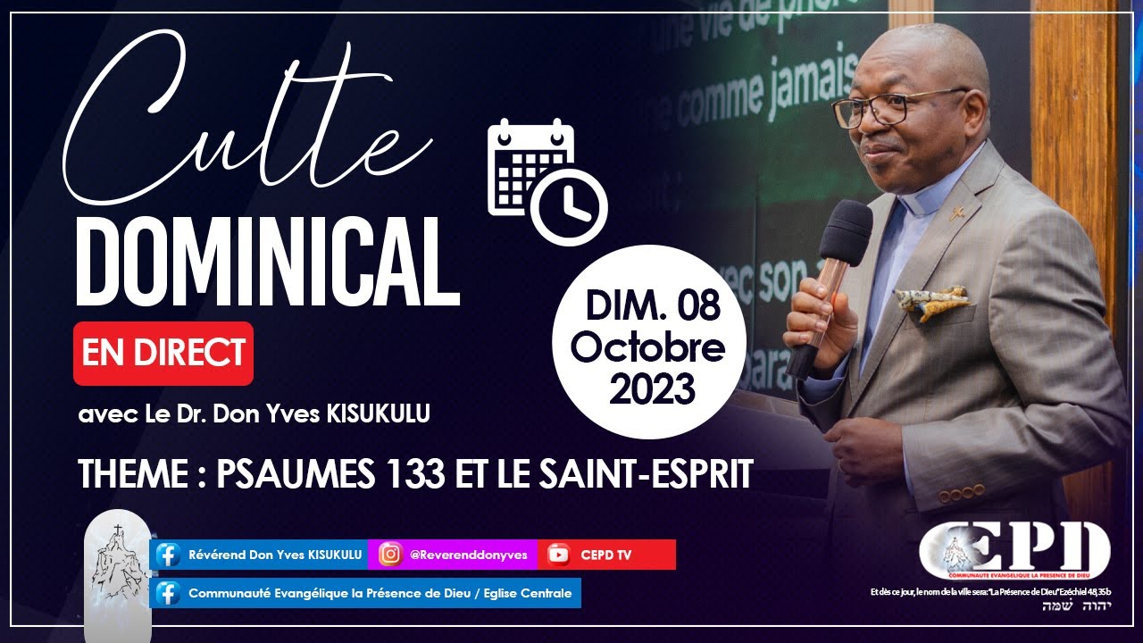 Dr. Don Yves KISUKULU - PSAUMES 133 ET LE SAINT - ESPRIT - YouTube