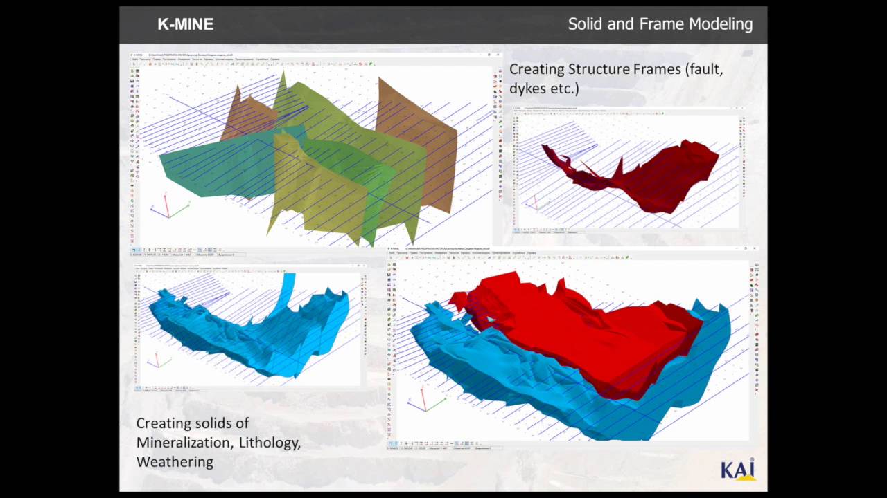 Demonstration of geological model creation and reserves calculation ...