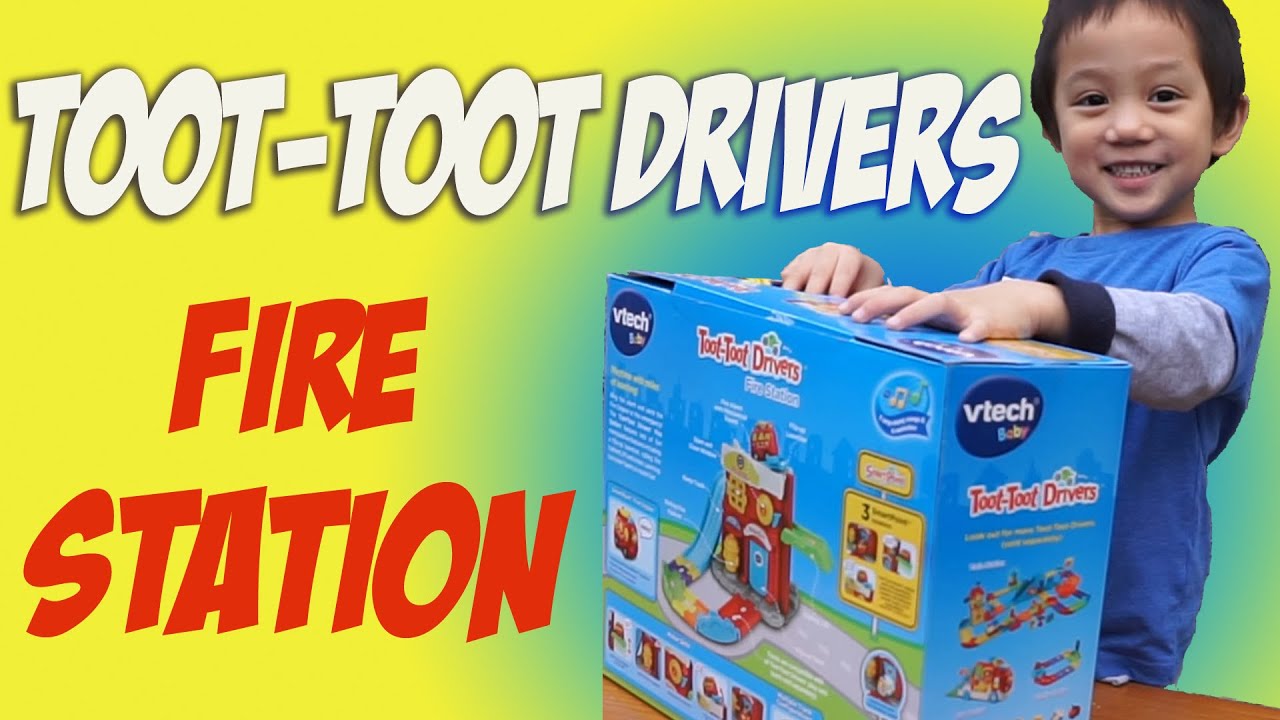 VTech Toot Toot Drivers Fire Station Playset- Unboxing - YouTube
