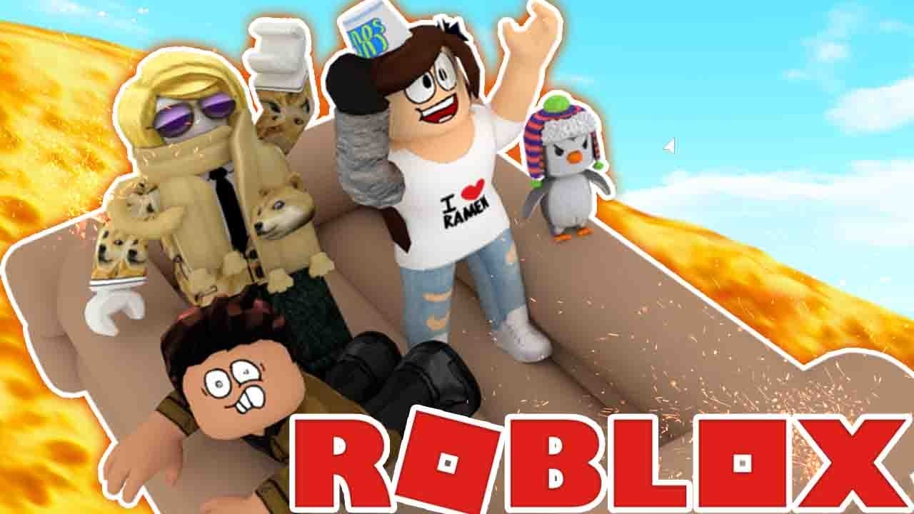 ROBLOX | EPIC RAFT RIDE DOWN A VOLCANO!! - YouTube