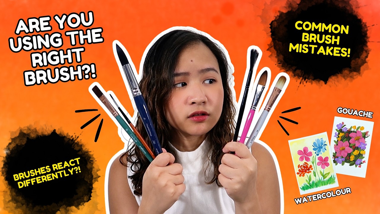 STOP Using the Wrong Paint Brush! Essential Paint Brushes for ...