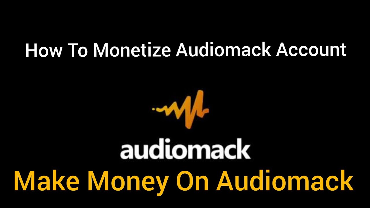 How To Monetize Audiomack Account (Full Video) - YouTube