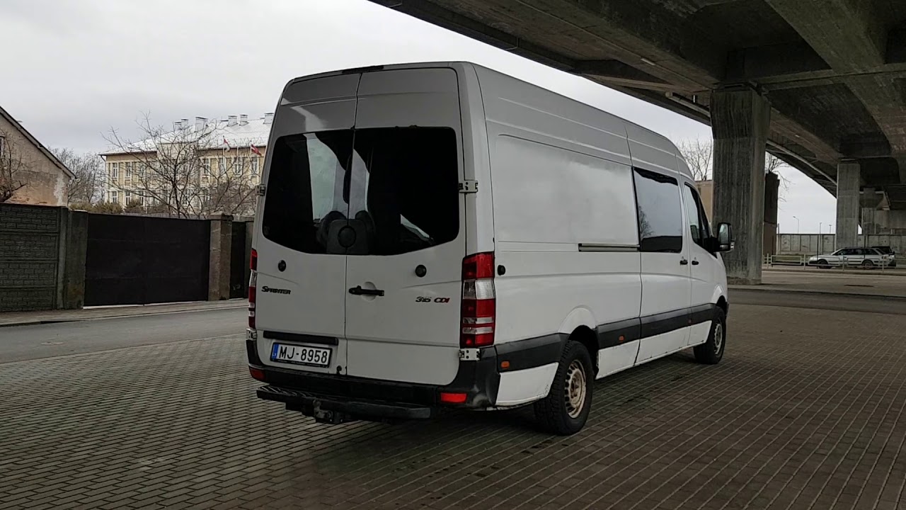 MB Sprinter 315 Maxi. 2.2cdi 110kw 2007 - YouTube