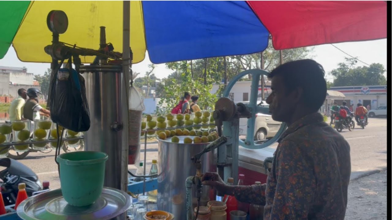 indian local cold drink{shikanji}|| Indian Street Food|| - YouTube