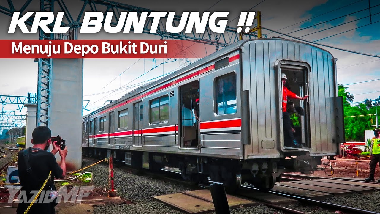 KRL BUNTUNG !! KLB KRD NR Membawa Potongan Rangkaian KRL JR 205 Menuju ...