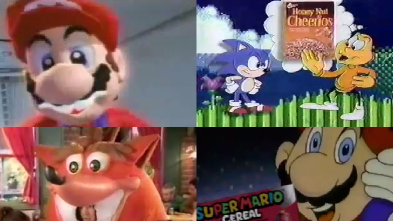 Top 7 Weird Commercials With Video Game Characters - YouTube