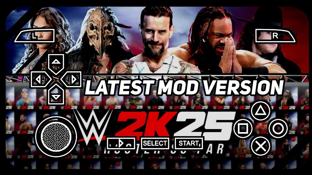 WWE 2K25 PPSSPP ANDROID lastest version - YouTube