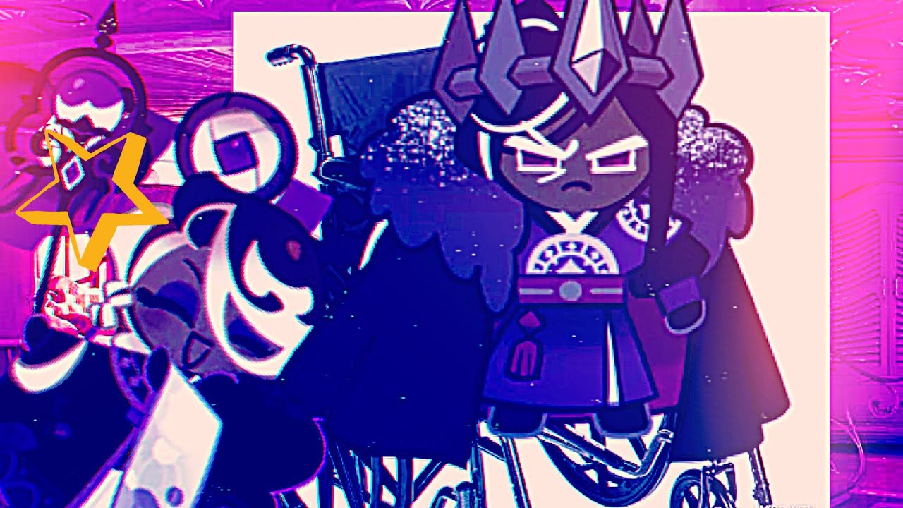 Dark cacao cookie in a wheelchair / original meme / CRK AU / Bonfire ...