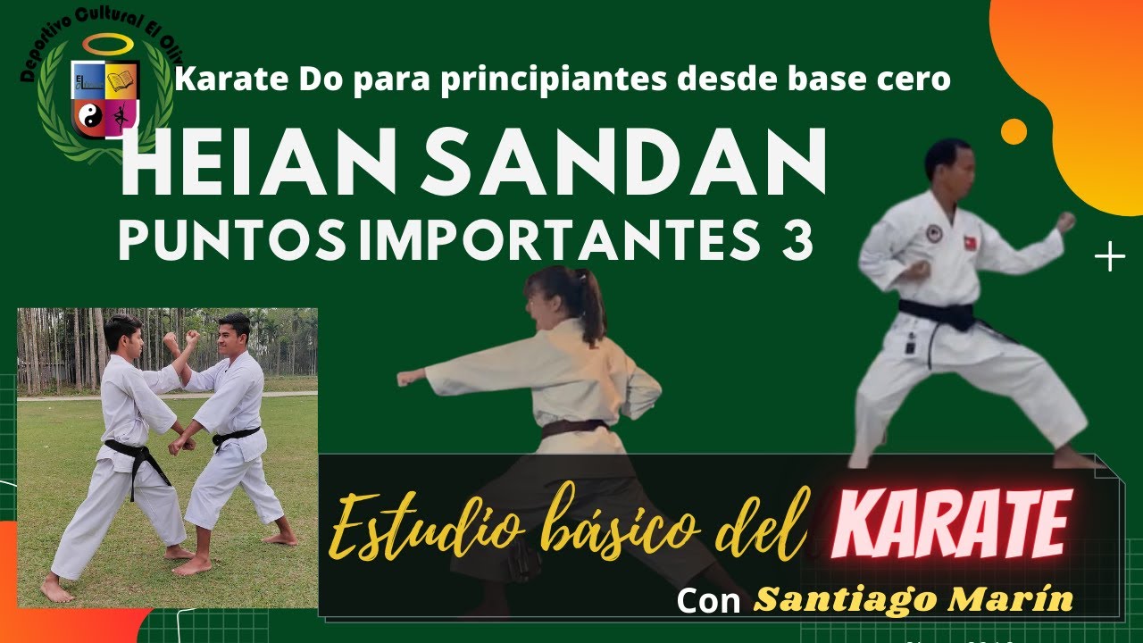 Puntos importantes 3 HEIAN SANDAN ESTUDIO BASICO DEL KARATE - YouTube