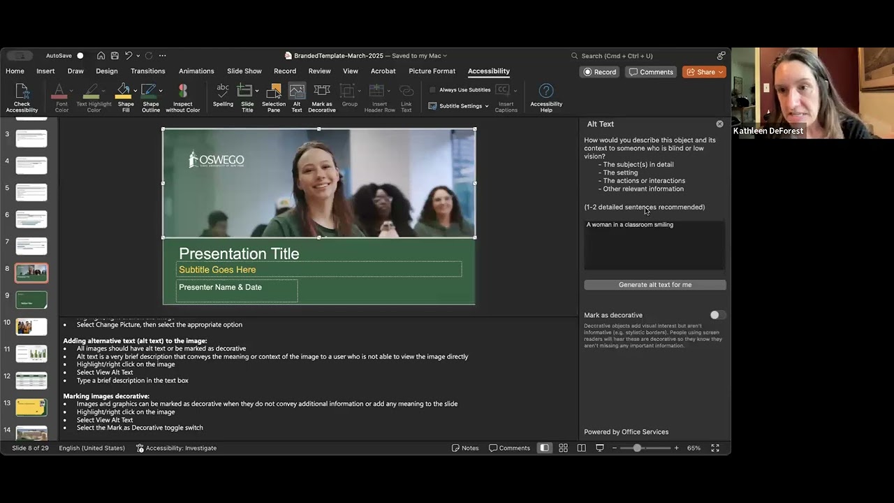 Session 50: Creating Accessible PowerPoints - YouTube