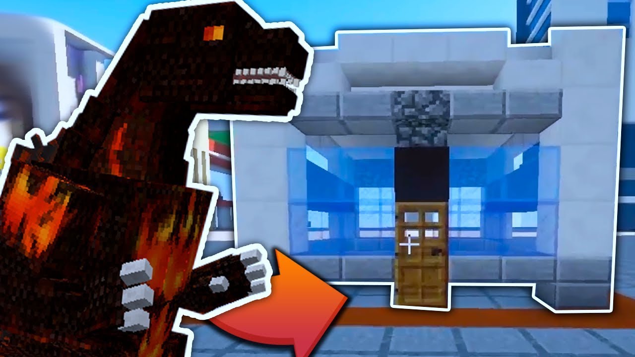 LA CONSTRUCTION MINECRAFT SURVIVRA À GODZILLA ? - YouTube