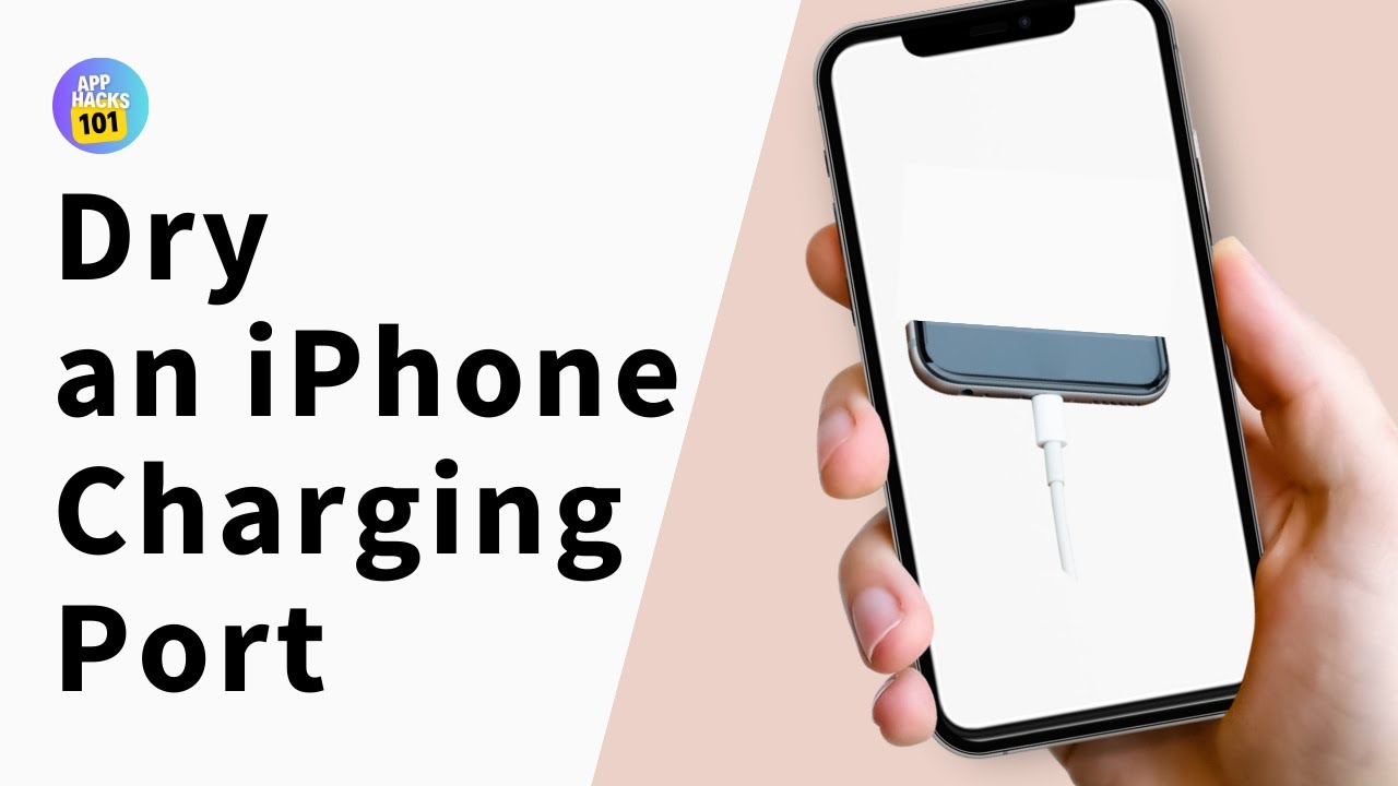 How to Dry an iPhone Charging Port! | Dry Charging Port iPhone - YouTube