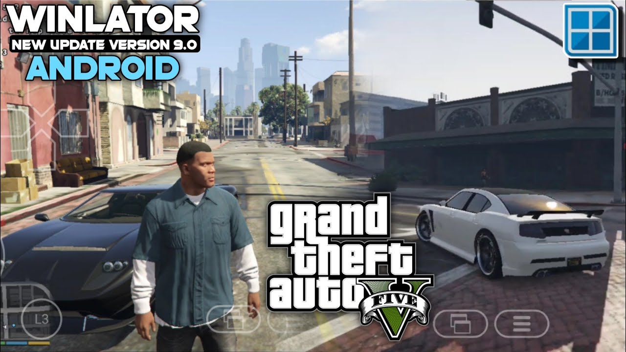 GTA V on Android Winlator 9.0 New Update Gameplay Test Snapdragon 8s ...