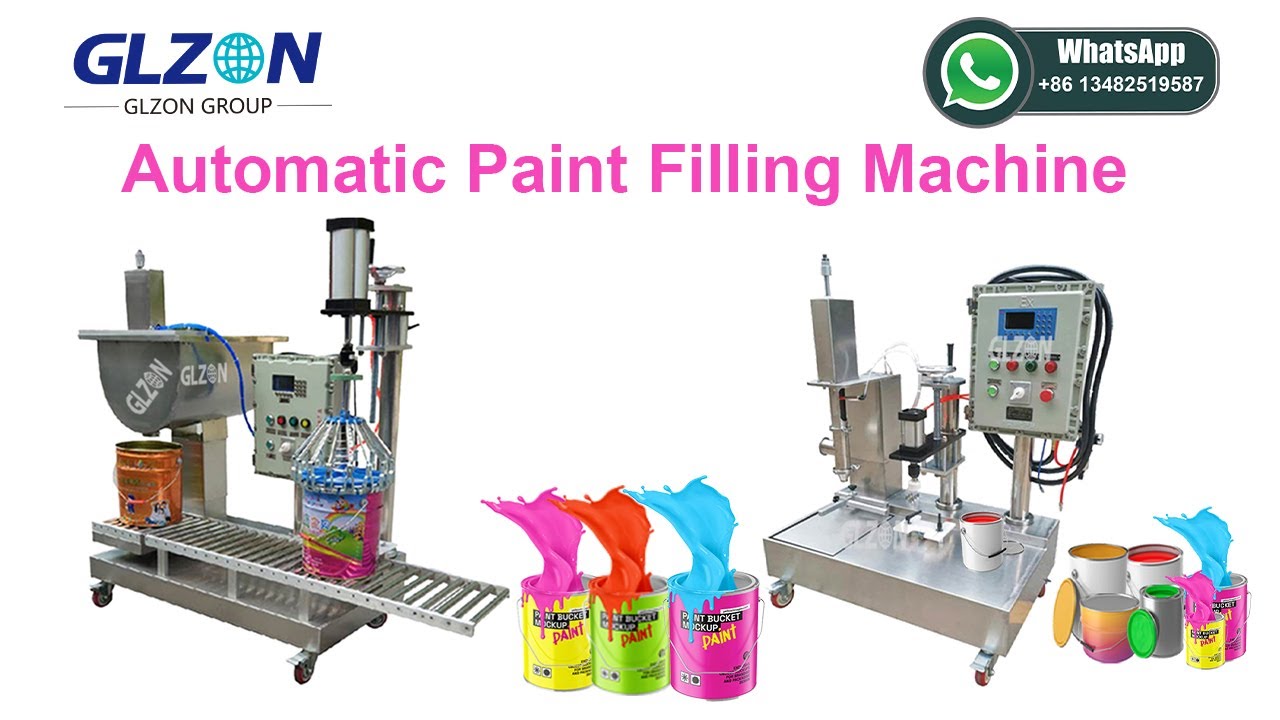Paint Filling Machine for Industrial Use 10L Automatic Filler for Paint ...