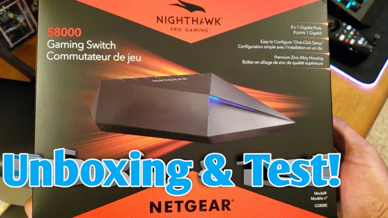 NETGEAR Nighthawk S8000 8-Port Gigabit Smart Managed Plus Gaming Switch ...