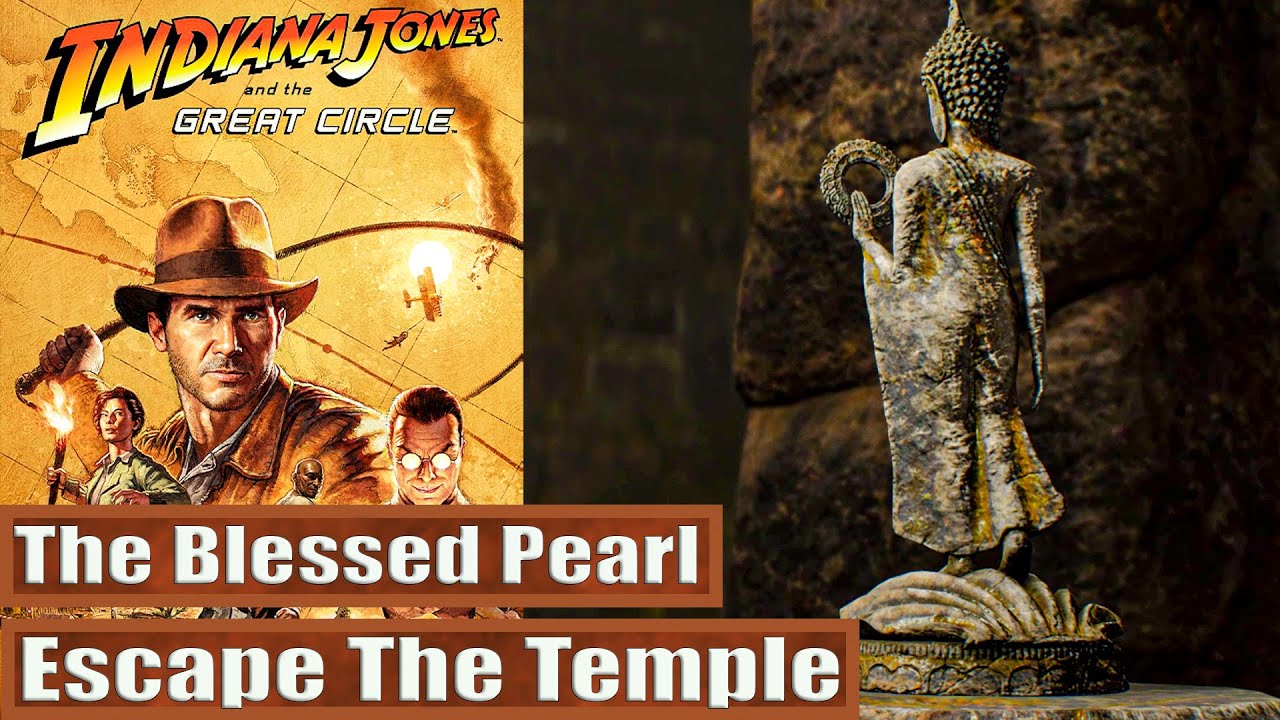 Escape The Temple: The Blessed Pearl: Indiana Jones And The Great Circle - YouTube