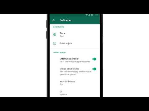 WhatsApp’ta koyu modu etkinleştirme (Android)