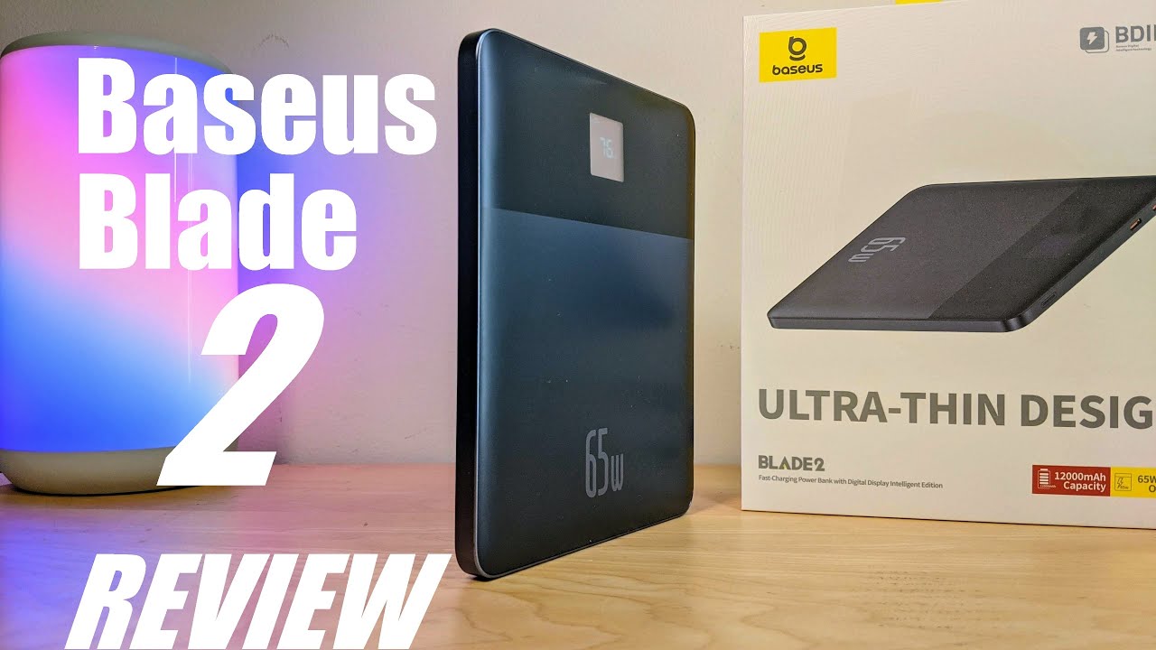 REVIEW: Baseus Blade 2 Ultra Slim Power Bank (65W) - Smart Bluetooth ...