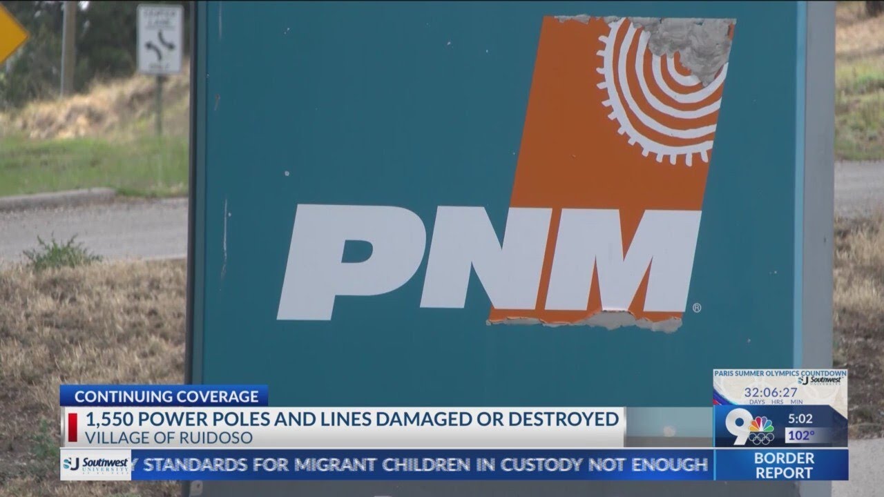 Over 1,500 power lines has been destroyed in Ruidoso - YouTube