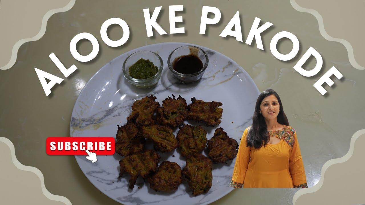 Crispy aloo ke pakode Iआलू के पकोड़े I at home I घर में - YouTube