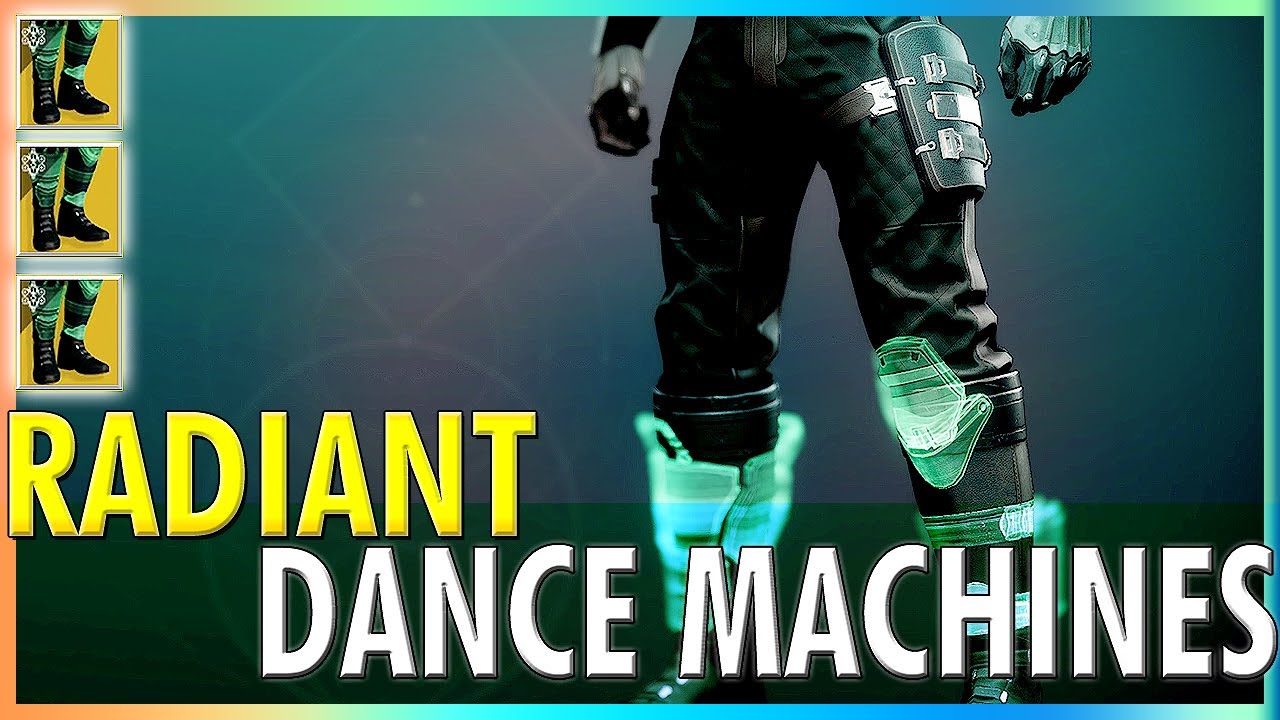 destiny 2 - "RADIANT DANCE MACHINES" new hunter exotic leg armor ...