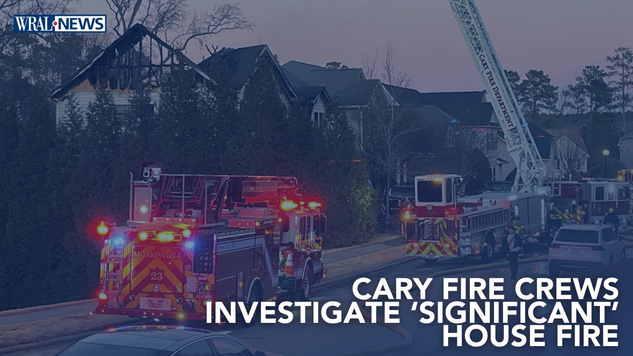 Cary Fire Department responds to multiple fires, including large house ...