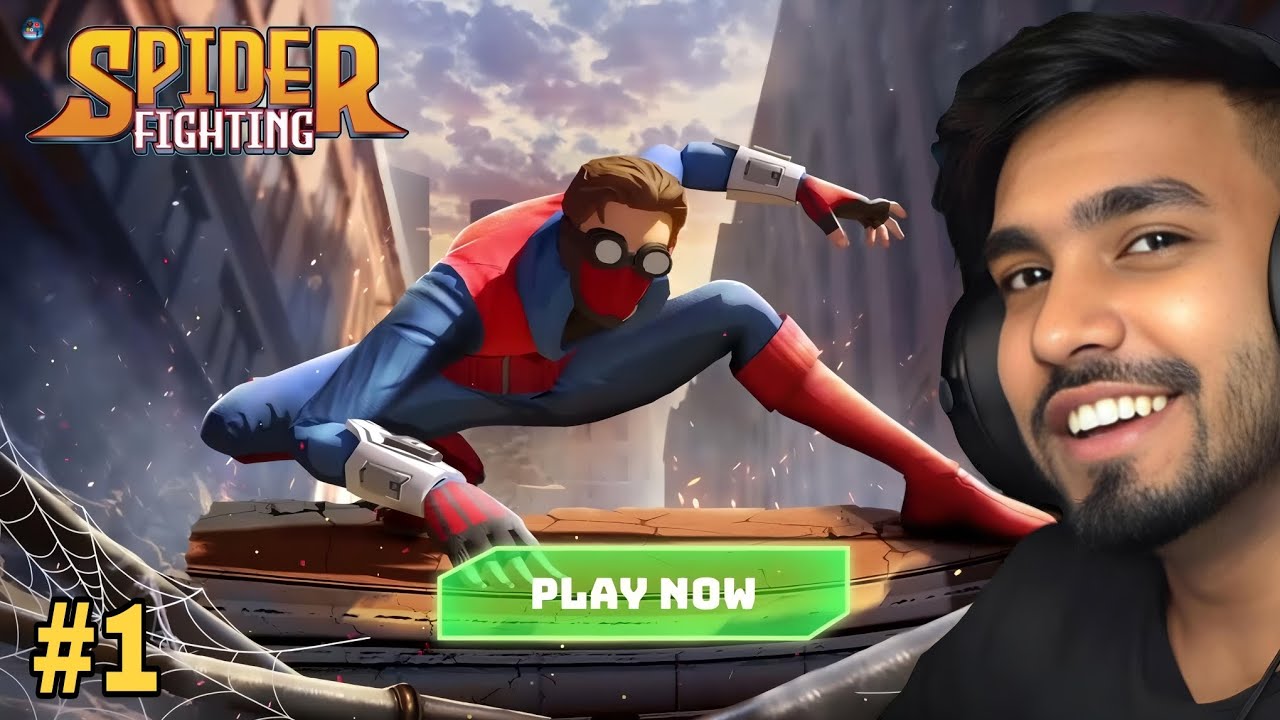 I PLAYED A NEW SPIDER FIGHTER GAME | SPIDER FIGHTER GAMEPLAY #1 - YouTube